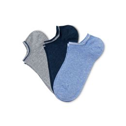 Tchibo - 3 Paar Sneakersocken - Damen - Gr. 35-38 - dunkelblau