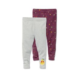 Tchibo - 2 Leggings - Herren - Gr. 98/104 - grau/print