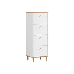 Tchibo - Kommode &raquo;Hilda&laquo; - 40x40x115,5cm - braun - Holz / Eichenholz / Metall