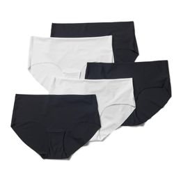 Tchibo - 5 Magic-Cut-Pantys - Damen - Gr. L - schwarz