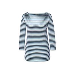 Tchibo - Shirt mit 3/4-Arm - Damen - Gr. XL - dunkelblau/gestreift
