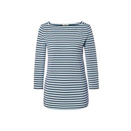 Tchibo - Shirt mit 3/4-Arm - Damen - Gr. XL - dunkelblau/gestreift