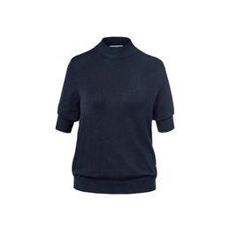 Tchibo - Feinstrick-Shirt mit Stehkragen - Damen - Gr. S - dunkelblau