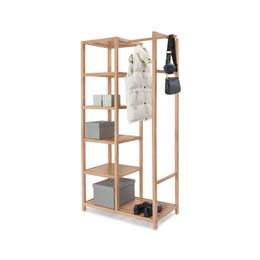 Tchibo - Ordnungsregal - 88x44x160cm - braun - Holz