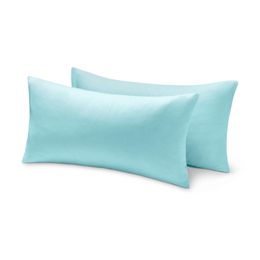 Tchibo - 2 Jersey-Kopfkissenbezüge - blau