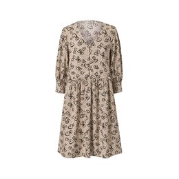 Tchibo - Kleid mit Print - Damen - Gr. 46 - schwarz