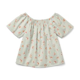 Tchibo - Kinder-Bluse - M&auml;dchen - Gr. 158/164 - creme/gebl&uuml;mt