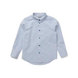 Tchibo - Kinder-Hemd - Jungen - Gr. 158/164 - hellblau/gestreift