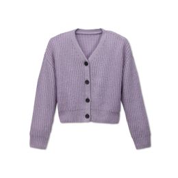 Tchibo - Strickjacke - M&auml;dchen - Gr. 146/152 - violett