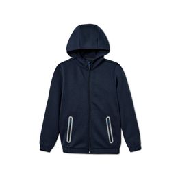 Tchibo - Sportjacke mit recyceltem Material - Jungen - Gr. 134/140 - dunkelblau