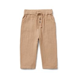 Tchibo - Kinder-Musselin-Hose - Baby - Gr. 62/68 - beige