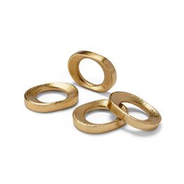 Tchibo - 4 Serviettenringe - gold