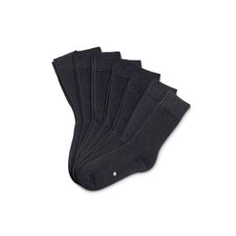 Tchibo - 7 Paar Socken - Herren - Gr. 44-46 - schwarz