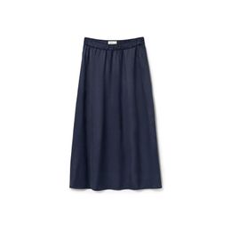 Nah/Studio Satin-Rock - Viskose - Gr. 34 - dunkelblau
