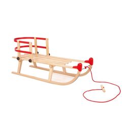Pinolino Davos-Schlitten-Set - braun
