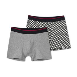 Tchibo - 2 Slipboxer - Herren - Gr. M/5 - schwarz/print