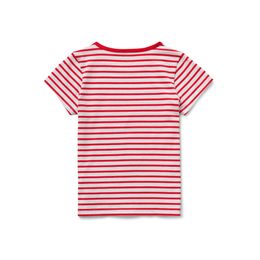 Tchibo - 2 Kinder-T-Shirts mit Applikation - M&auml;dchen - Gr. 122/128 - wei&szlig;