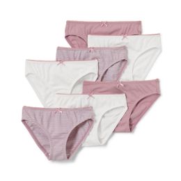 Tchibo - 7 Kinder-Slips - M&auml;dchen - Gr. 98/104 - wei&szlig;