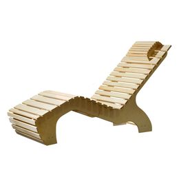 Weka-Wellness-Komfort-Liege - braun