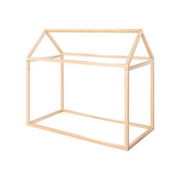 Roba Hausbett - 77x146x134cm - braun - Holz