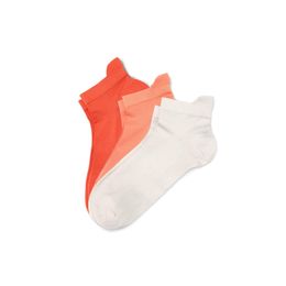 Tchibo - 3 Paar Sportsneaker-Socken - Damen - Gr. 39-42 - orange