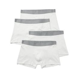 Tchibo - 4 Slipboxer - Herren - Gr. M/5 - wei&szlig;