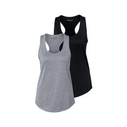 Tchibo - 2 Funktionstops - Damen - Gr. L - hellgrau