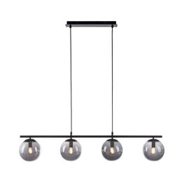 Tchibo - Just Light Pendelleuchte &raquo;Big Widow&laquo; - 100x16x60cm - schwarz - Eisen / Glas