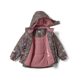 Tchibo - 2-teilige Schneekombi - M&auml;dchen - Gr. 122/128 - blau/gebl&uuml;mt