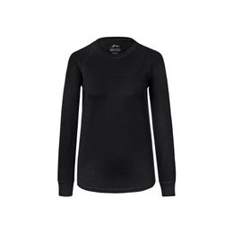 Tchibo - Funktionsshirt mit Merinowolle - Damen - Gr. L - schwarz