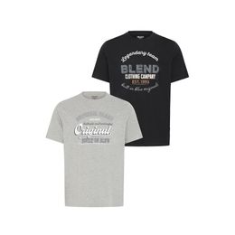 Blend Rundhalsshirt ' BHBenop 2 Pack ' Herren Gr&ouml;&szlig;e XXXL grau