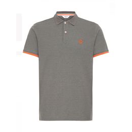!Solid Shirt 'BENJAMIN' Herren Gr&ouml;&szlig;e L grau / orange
