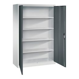 C+P Büroschrank Acurado, 1950x1200x500mm, 7035/7016 ; C + P Möbelsysteme (9480-000|S10919)