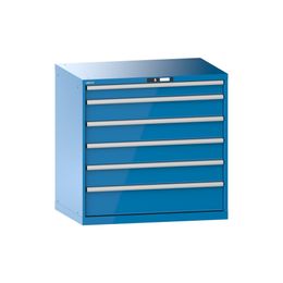LISTA Schubladenschrank 54x36E (BxTxH) 1023x725x1000mm KEY Lock R5012 (14.515.010)