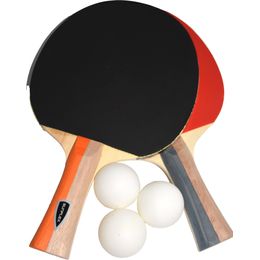 Sunflex sport Pong Set Tischtennis Set mit 2 Trainingsschlägern und 3 Bällen - Spielsachen