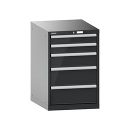 LISTA Schubladenschrank 27x36E (BxTxH) 564x725x850mm KEY Lock R7016 (14.399.200)