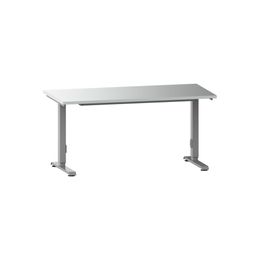 LISTA Arbeitstisch (BxTxH) 2030x750x738-1238mm Melamin R9006M (88.555.301)