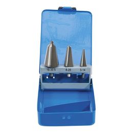 BGS-technic BGS Technic Blechschälbohrer-Satz HSS 3 Größen 3 teilig aus Metall für Bleche mit verschiedenen Dicken, 1998)