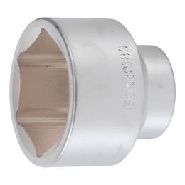 BGS-technic BGS Steckschl&uuml;ssel-Einsatz Sechskant 3780, Antrieb Innenvierkant 25 mm (1"), SW 80 mm ; BGS technic)