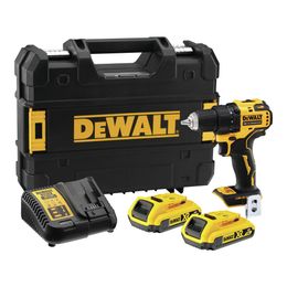 Dewalt DCD708D2T-QW Akku-Bohrschrauber 18 V 2 Ah mit DCB112 Ladegerät 2x DCB183 2 Ah Akkus und Tragekoffer)