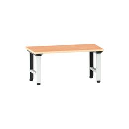 LISTA Arbeitstisch (BxTxH) 2000x750x715-1215mm Multiplex R7035 (63.468.020)