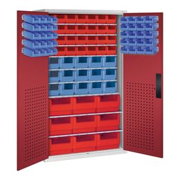 C+P Magazinschrank Serie 13, 1950x1100x535mm, 7035/3003 ; C + P M&ouml;belsysteme (130276-65|S10107)