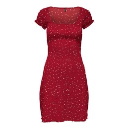 Only Kleid 'ONLHillary' Damen Gr&ouml;&szlig;e 40 rot / wei&szlig; Winterkleid