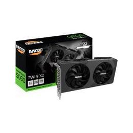 Inno3D GeForce RTX 5060 TWIN X2 8GB, Grafikkarte DLSS 4, 3x DisplayPort, 1x HDMI 2.1