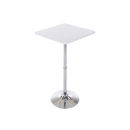 CLP Stehtisch Quadratisch I Eckige Tischplatte 60 X 60 CM Stabiles Metallgestell