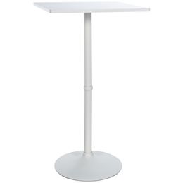 CLP Stehtisch Quadratisch I Eckige Tischplatte 60 X 60 CM Stabiles Metallgestell