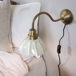 PR Home Wandlampe Ester, naturweiß, Ausladung 34 cm, Metall