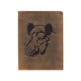 Green Burry Greenburry Vintage Keiler Geldbörse Leder 9,5 cm in braun | Gr.: onesize