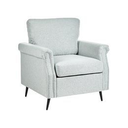 Beliani Sessel VIETAS in Grau/Schwarz - (W) 85 x (H) 88 x (L) 67 cm | Gr.: onesize