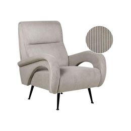 Beliani Sessel SVALOV in Grau - (W) 77 x (H) 93 x (L) 75 cm | Gr.: onesize